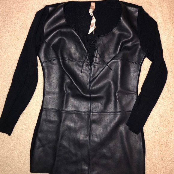 Bailey 44 | Tops | Bailey 44 Faux Leather Top | Poshmark